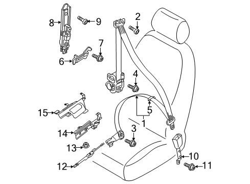 BB5Z-6C683-A - Genuine Ford Base No. #6C683 Filter Assembly