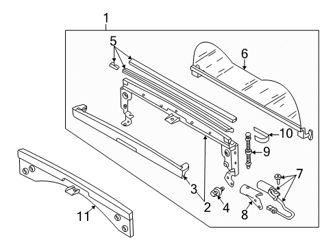 HP5Z-16138-A - Genuine Ford Front End Assembly