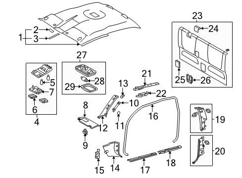 FU5Z-14A003-C - Genuine Ford Cover - Fuse Panel