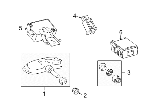 FC3Z-9T514-A - Genuine Ford Base No. #9T514 Kit - Hardware