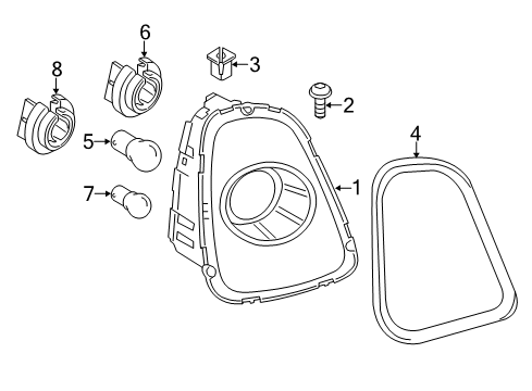 HC3Z-8311-H - Genuine Ford Deflector