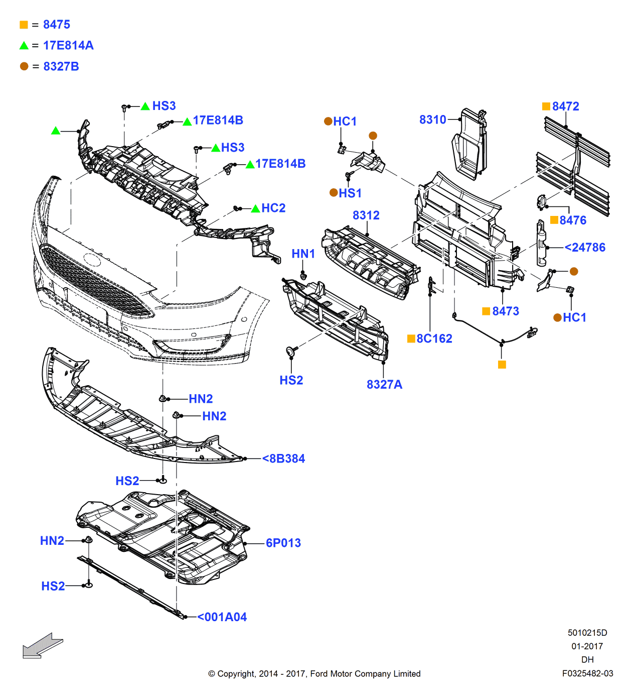 F1EZ-8327-D F1EZ8327D Genuine Ford Part