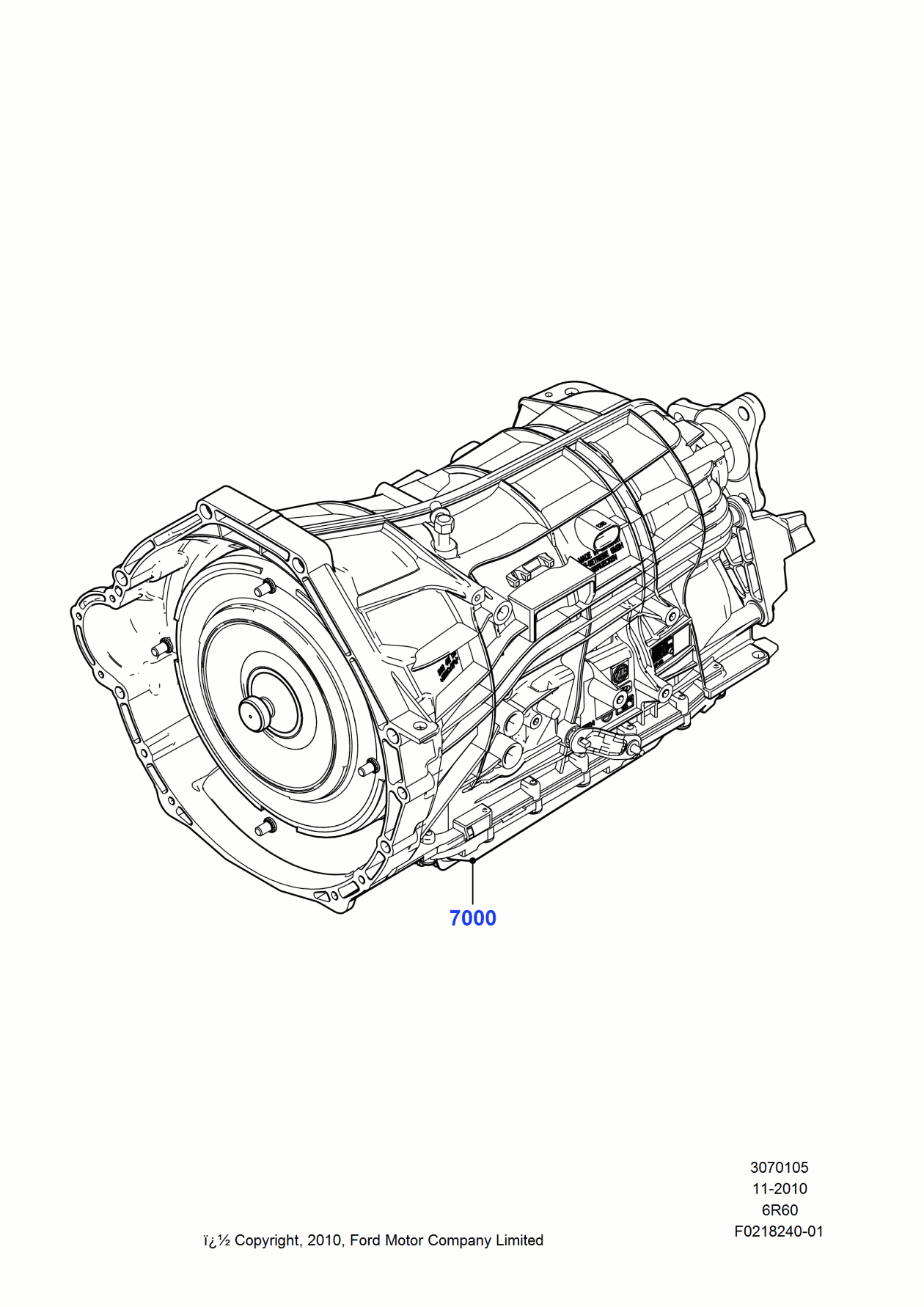 BL3Z-7000-FBRM BL3Z7000FBRM Genuine Ford Part
