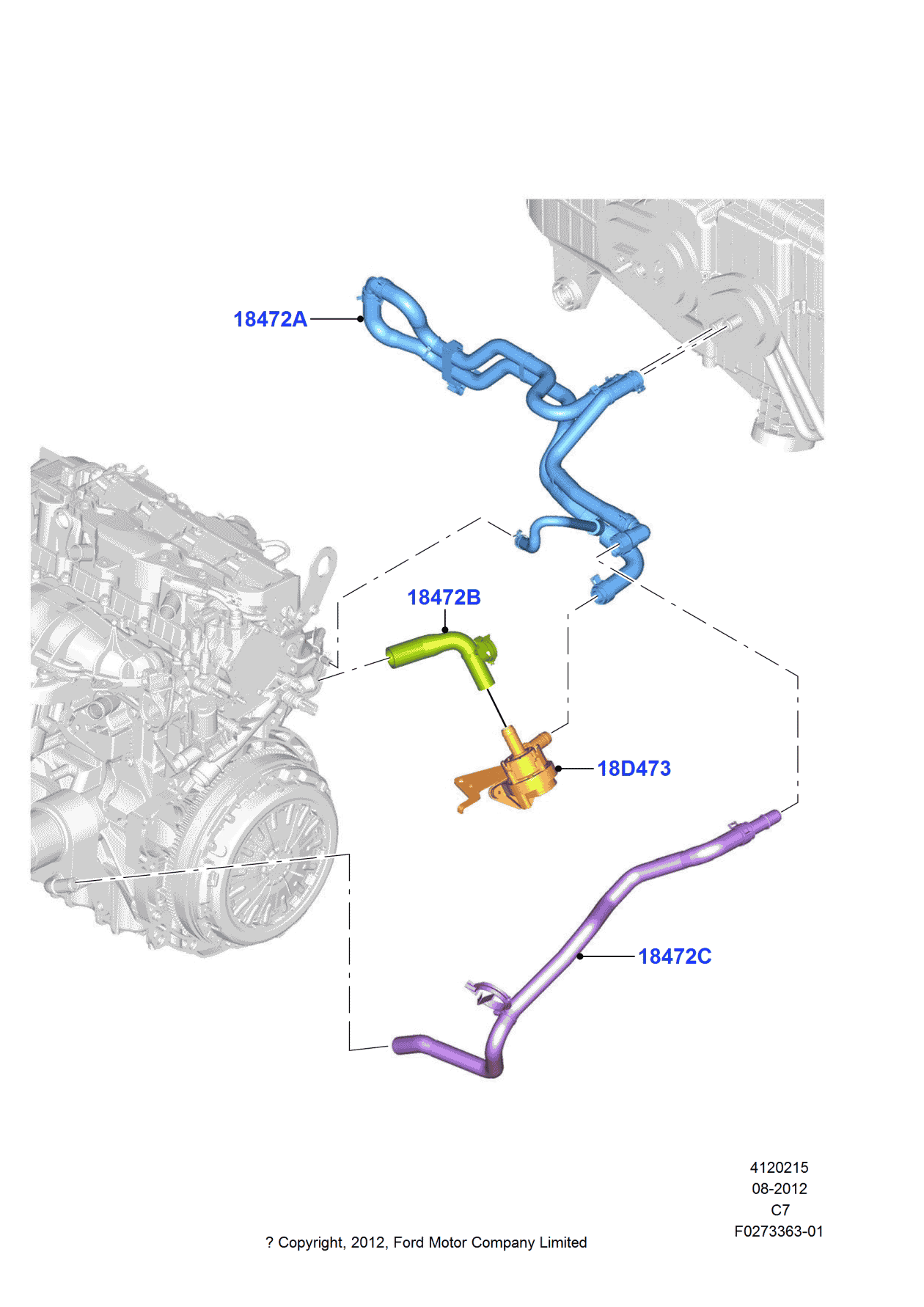 DG9Z-18472-G DG9Z18472G Genuine Ford Part