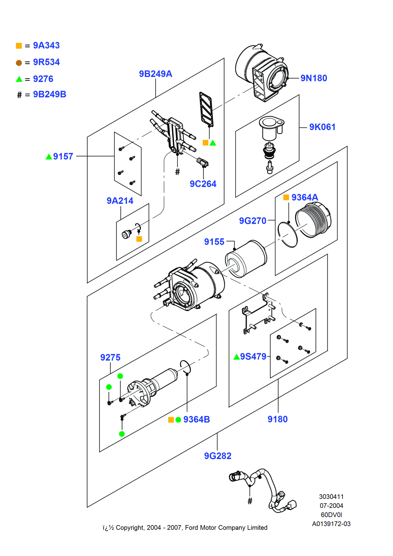 3C3Z-9S479-AA 3C3Z9S479AA Genuine Ford Part
