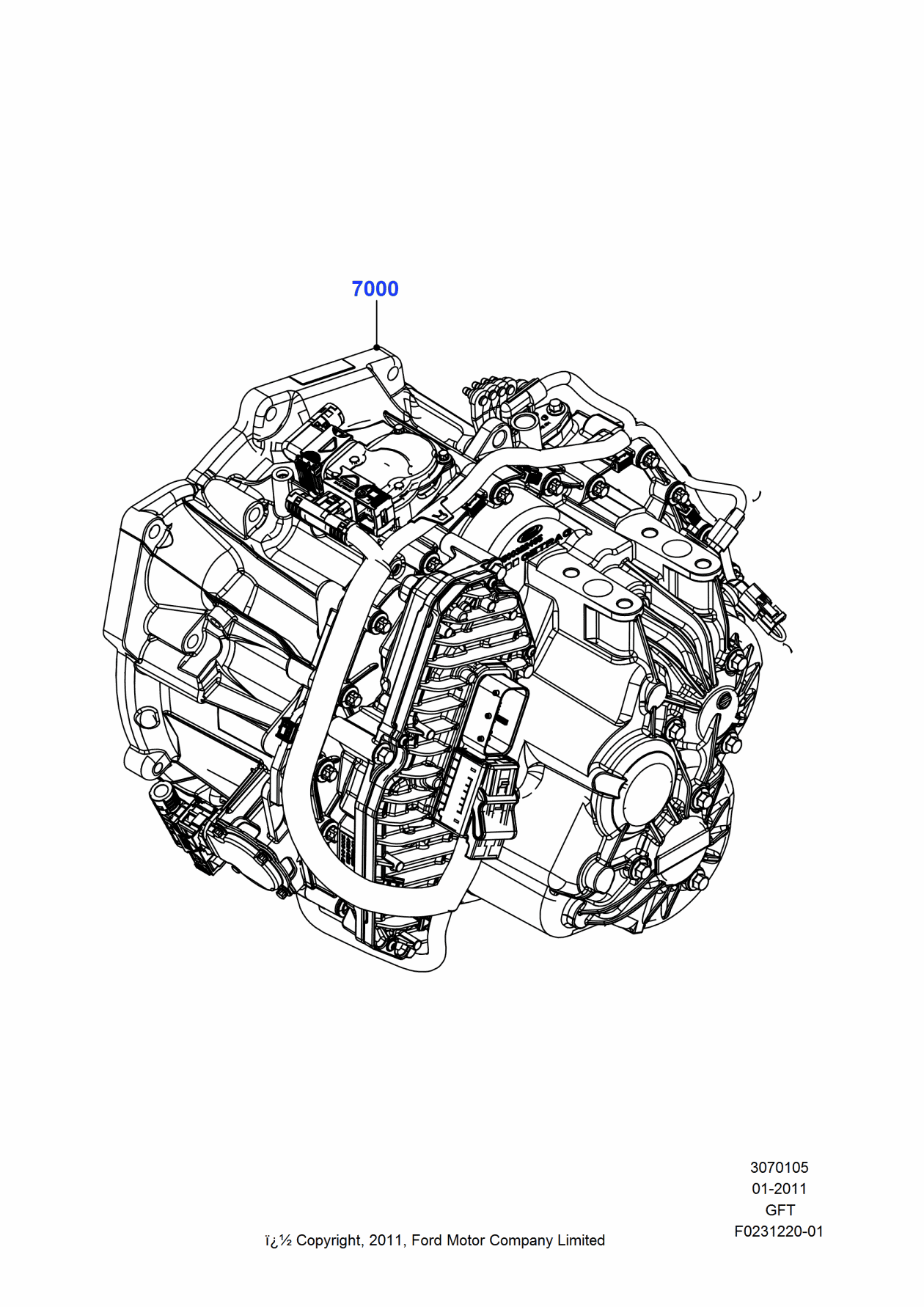 BV6Z-7000-L BV6Z7000L Genuine Ford Part