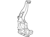 AL3Z-3K186-A - Genuine Ford Front Wheel Knuckle