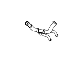 BL3Z-8286-C - Genuine Ford Base No. #8286 Hose - Radiator