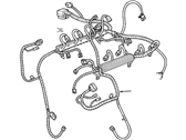 F4TZ-9D930-K - Genuine Ford Base No. #9D930 Wire Assembly