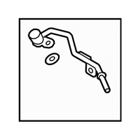 FR3Z-8K153-C - Genuine Ford Base No. #8K153 Tube - Water Outlet