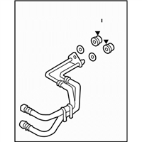 DG9Z-7R081-A - Genuine Ford Base No. #7R081 Tube Assembly