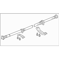 FA8Z-4R602-A - Genuine Ford Drive Shaft Assembly