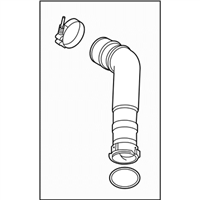 BC3Z-6C646-A - Genuine Ford Base No. #6C646 Duct - Air