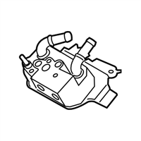 FL3Z-7A095-B - Genuine Ford Base No. #7A095 Oil Cooler Assembly
