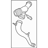 FL3Z-9C623-C - Genuine Ford Base No. #9C623 Hose - Air