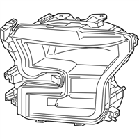 FL3Z-13008-A - Genuine Ford Base No. #13008 Headlamp Assembly