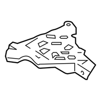 FL3Z-17C973-A - Genuine Ford Base No. #17C972 Bracket