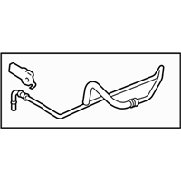 FL3Z-7B028-L - Genuine Ford Tube - Oil Cooler