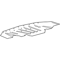 FR3Z-17626-D - Genuine Ford Base No. #17626 Deflector - Stone