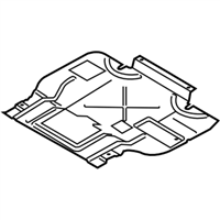 FL3Z-5D032-A - Genuine Ford Base No. #5D032A Skid Plate