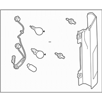 CK4Z-13404-G - Genuine Ford Base No. #13404B Lamp Assembly - Rear