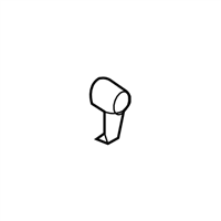 FT4Z-16B626-C - Genuine Ford Handle Assembly - Control Cable