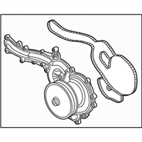 BC3Z-8501-A - Genuine Ford Base No. #8501B Pump Assembly - Water
