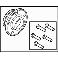 FR3Z-1104-A - Genuine Ford Base No. #1104 Hub Assembly - Wheel