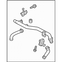 BA5Z-6C646-A - Genuine Ford Base No. #6C646A Duct - Air