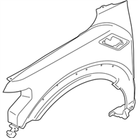 HL3Z-16005-A - Genuine Ford Fender Assembly - Front