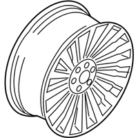 JL7Z-1007-D - Genuine Ford Wheel Assembly