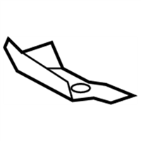 HC3Z-16A038-AA - Genuine Ford Moulding Assembly - Fender