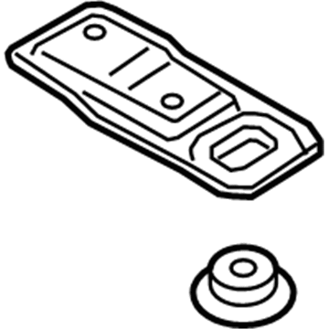 FR3Z-8A193-B FR3Z8A193B - Genuine Ford BRACKET - RADIATOR UPPER