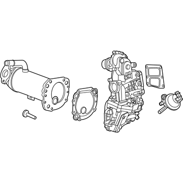 GK2Z-9U438-E GK2Z9U438E - Genuine Ford EGR Assembly