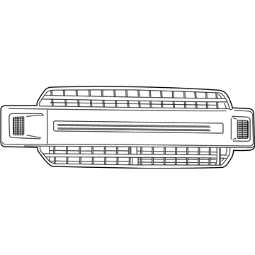JL3Z-8200-AA JL3Z8200AA - Genuine Ford Grille Assembly - Radiator