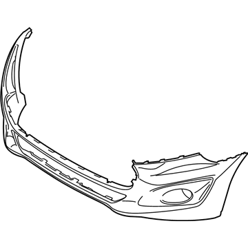 DT1Z-17D957-B DT1Z17D957B - Genuine Ford Bumper Assembly - Front