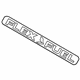HC3Z-8213-B - Genuine Ford Decal
