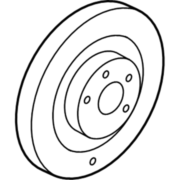 7U2Z-1V125-EE 7U2Z1V125EE - Genuine Ford Rotor Assembly